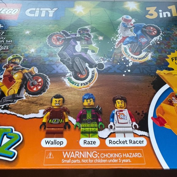 Lego City | Toys | Lego City Stuntz Gift Set 3 In Free Lego Travel Case ...
